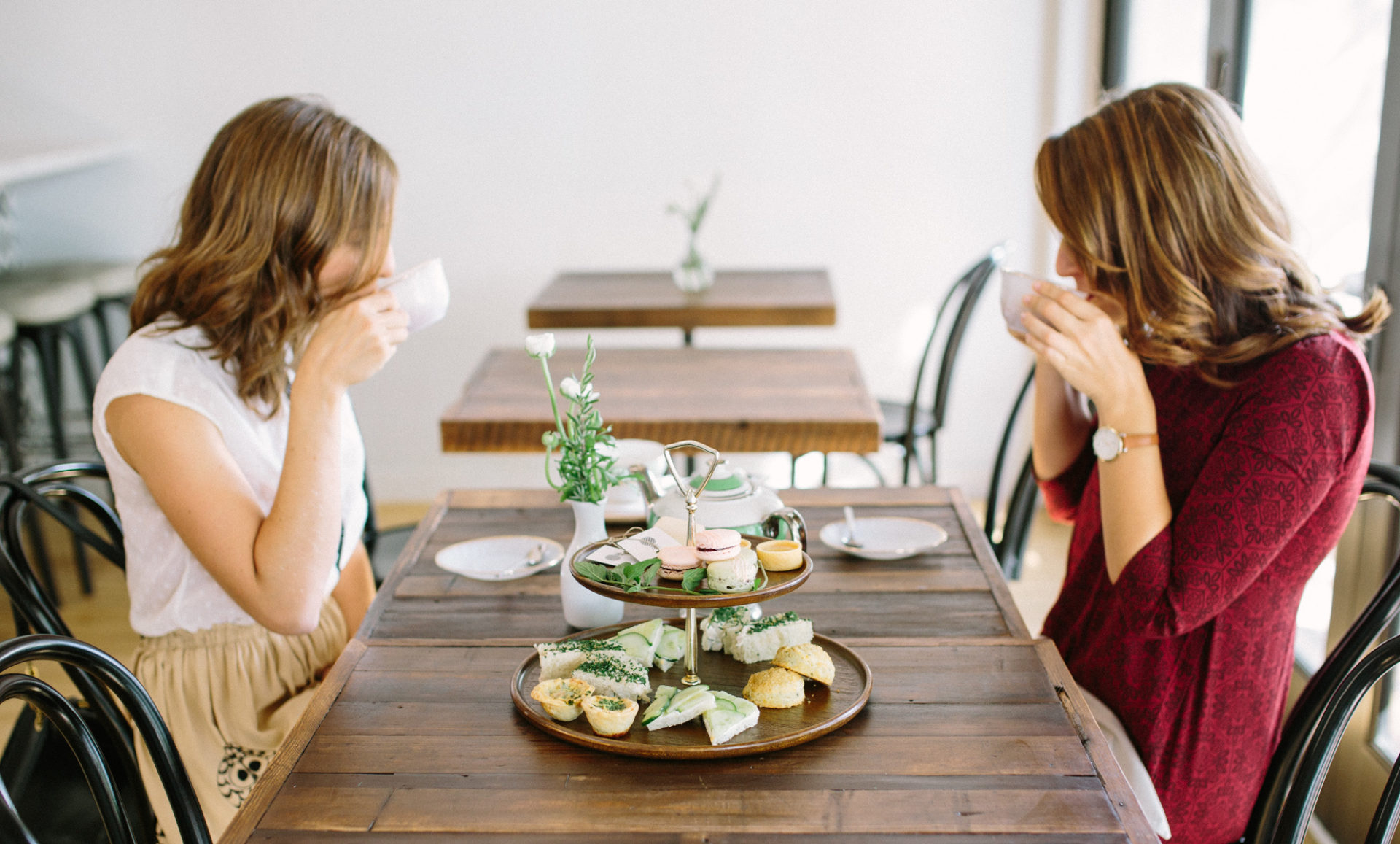 modern afternoon tea - View & Vine